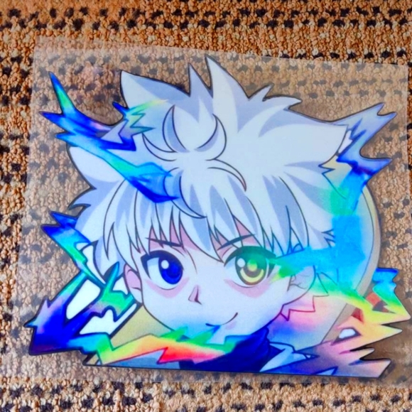 No Brand | Accessories | Killua Hunter X Hunter Car Sticker Manga ...